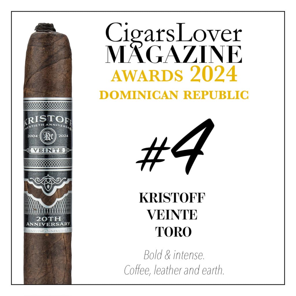 #4 Dominican Rep. - Kristoff Veinte 20th Anniversary Toro - CigarsLover ...